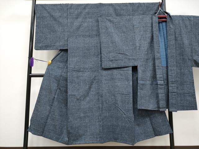 平和屋着物■極上　男性　紬　アンサンブル　霞文　逸品　CYAA3948s5