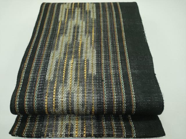 平和屋本店■極上　スリーシーズン　全通柄袋帯　吉祥文　黒地　逸品　CZAA1080s5