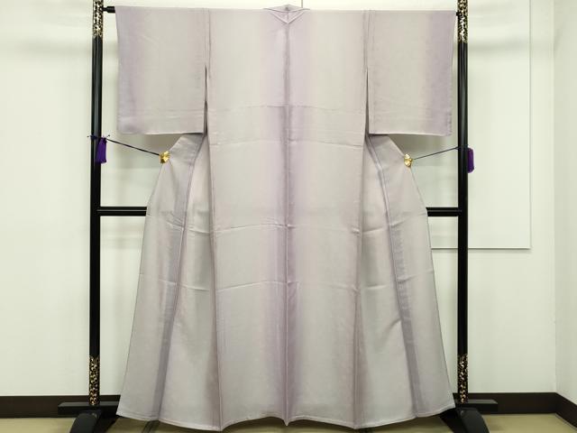 平和屋本店■極上　お召　単衣　葡萄蔦の葉地紋　暈し染め　逸品　未使用　CZAA1270s5