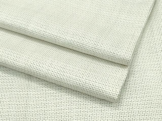 平和屋本店■極上　本場大島紬　白大島　100亀甲　総詰め　逸品　未使用　CZAA1745s5