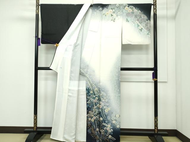 平和屋本店□極上 吉乃一廉 幻の辻が花 訪問着 ロング丈 暈