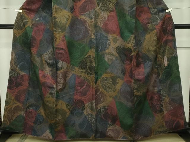 平和屋本店□極上 前田仁仙 仁仙更紗 紬 逸品 CZAA2008s5