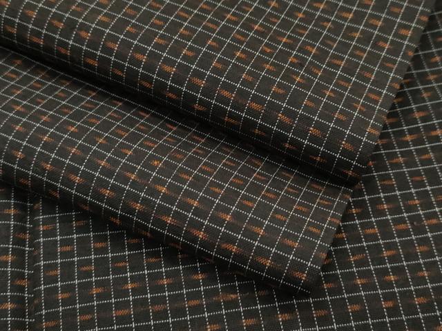 平和屋本店■極上　国指定重要無形文化財　本場久米島紬　手織　そごう扱い　逸品　CZAA2070s5