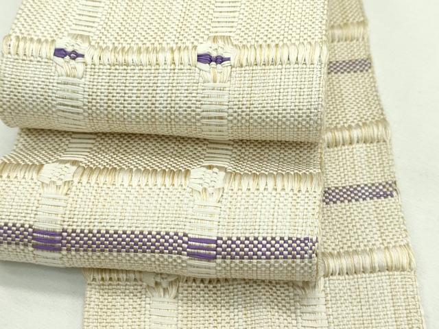 平和屋本店■極上　男性　角帯　宝来織　米沢　近賀織物謹製　逸品　CZAA2085s5