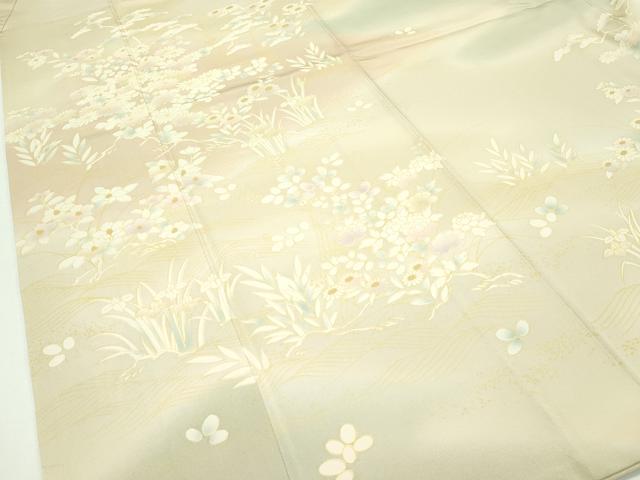 平和屋本店■極上　訪問着　草花文　暈し染め　逸品　CZAA2219s5 平和屋本店□極上 訪問着 草花文 暈し染め 逸品 CZAA2219s5