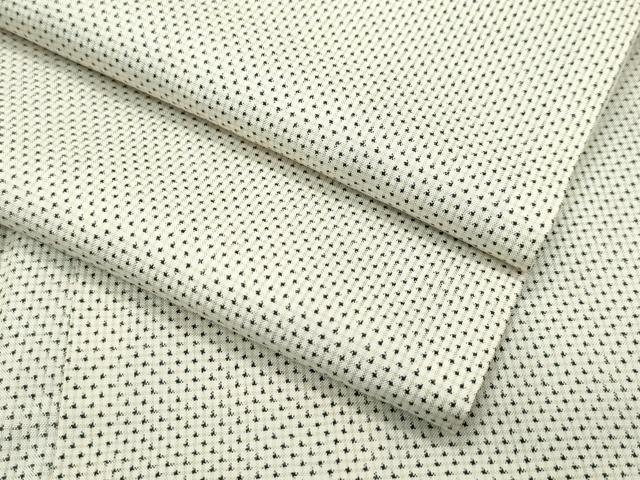 平和屋本店■極上　本場大島紬　白大島　一元絣　逸品　CZAA2230s5