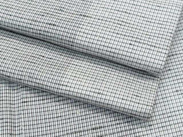 平和屋本店■極上　男性　紬　単衣　縞　逸品　CZAA2414s5