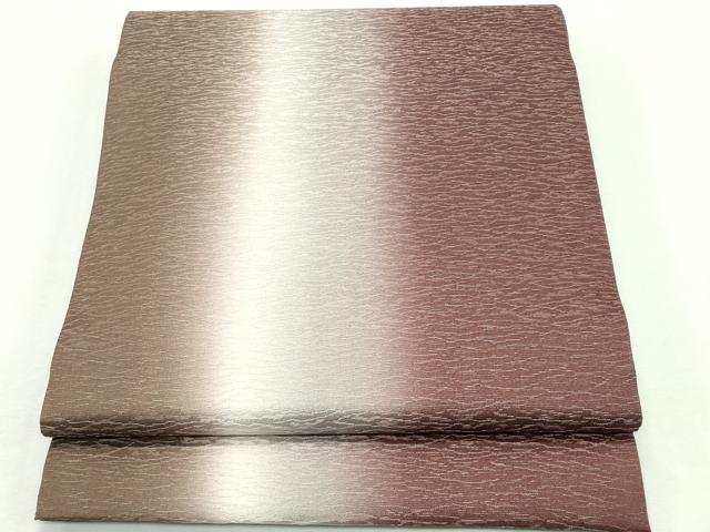 平和屋本店■極上　全通柄袋帯　間道　銀通し地　逸品　未使用　CZAA2426s5