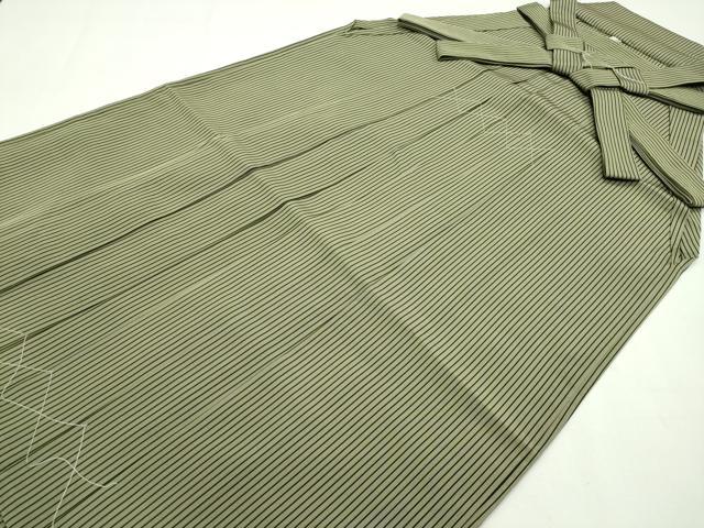 平和屋本店■極上　男性　馬乗り袴　縞　逸品　未使用　CZAA2480s5