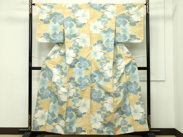 平和屋本店■極上　紬　舞花文　逸品　CZAA2520s5