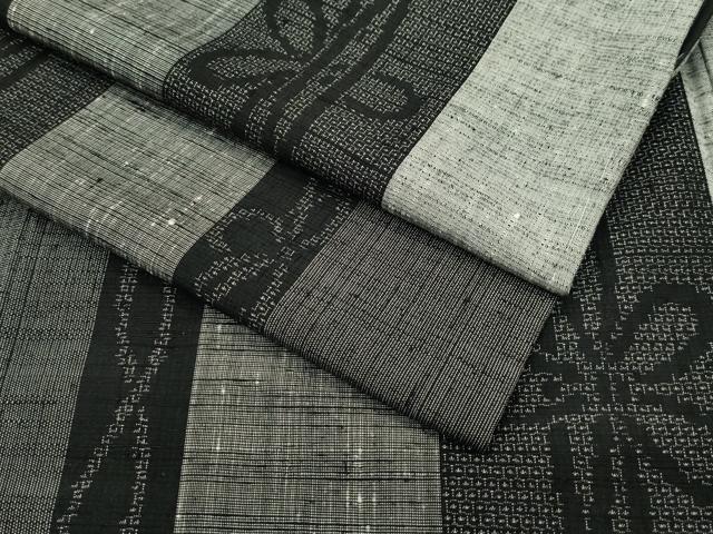 平和屋本店■極上　結城紬　100亀甲　花間道　逸品　未使用　CZAA2704s5