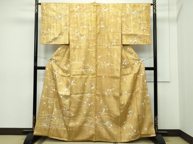 平和屋本店■極上　訪問着　花筏文　金彩　逸品　CZAA2742s5