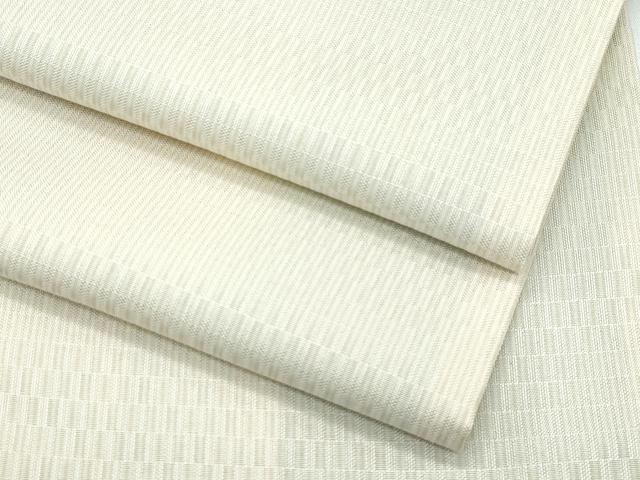 平和屋本店■極上　紬　胴抜き仕立て　市松綾織　砥粉色地　逸品　CZAA2831s5