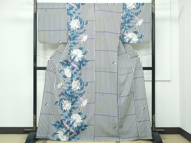 平和屋着物■極上　夏物　撫松庵　セオアルファ　訪問着　乱菊　蛍　逸品　CZAA2872s5