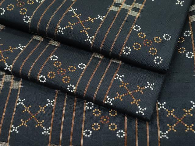 平和屋本店■極上　本場琉球　読谷山花織　紬　逸品　CZAA2893s5