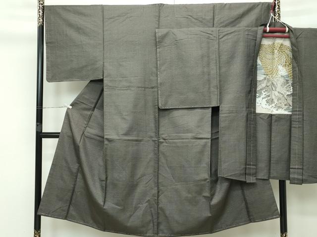 平和屋着物■極上　男性　本場大島紬　アンサンブル　100亀甲　総詰め　逸品　未使用　CZAA3011s5