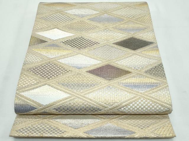 平和屋着物■極上　創業280年　誉田屋源兵衛　六通柄袋帯　金唐革金華燦　金銀糸　鈴乃屋扱い　逸品　CZAA3058s5