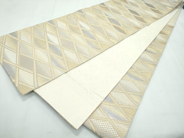 平和屋着物■極上　創業280年　誉田屋源兵衛　六通柄袋帯　金唐革金華燦　金銀糸　鈴乃屋扱い　逸品　CZAA3058s5 平和屋着物□極上 創業280年 誉田屋源兵衛 六通柄袋帯 金唐革