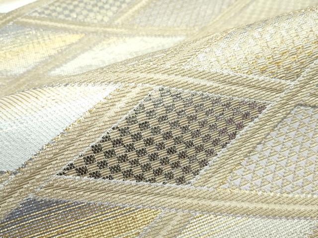 平和屋着物□極上 創業280年 誉田屋源兵衛 六通柄袋帯 金唐革