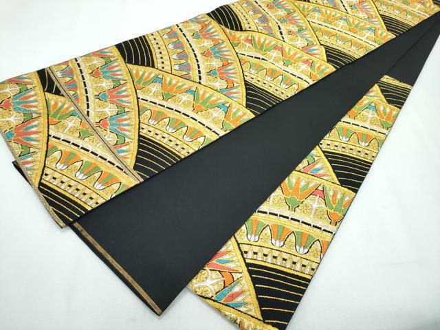 平和屋本店□極上 龍村美術織物 たつむら 六通柄 本袋帯 エジプト