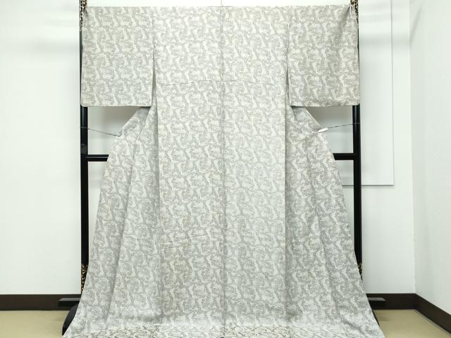 平和屋着物□極上 お召 楓 梅 銀杏 逸品 CZAA3139s5