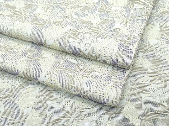 平和屋着物■極上　お召　楓　梅　銀杏　逸品　CZAA3139s5