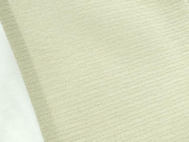 平和屋着物□極上 夏物 色無地 絽縮緬 枯草色 逸品 CZAA3170s5