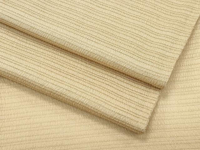 平和屋着物■極上　夏物　色無地　榛色　絽縮緬　伊と幸　反端付き　逸品　CZAA3201s5