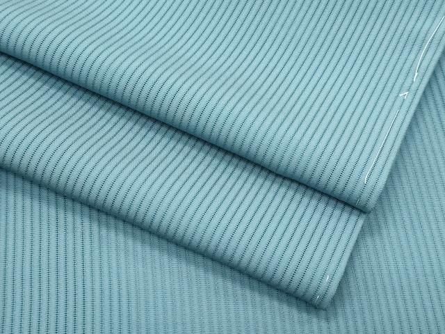 平和屋着物■極上　夏物　色無地　青鈍色　縦絽　逸品　未使用　CZAA3203s5
