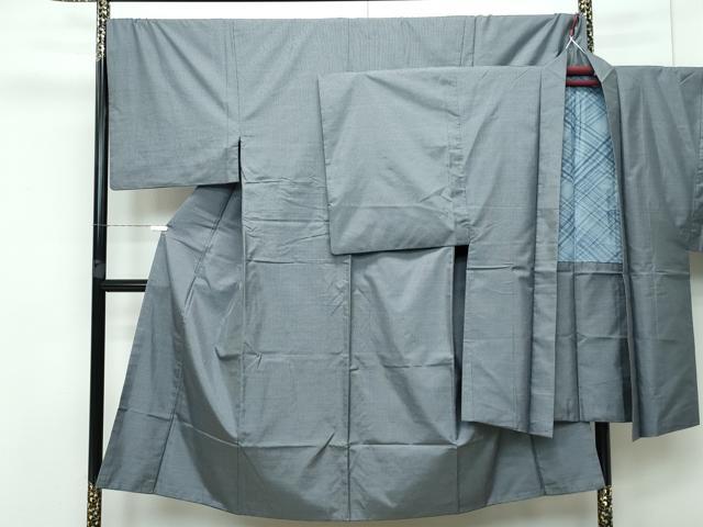 平和屋着物■極上　男性　本場大島紬　アンサンブル　キングサイズ　絣文様　逸品　CZAA3229s5