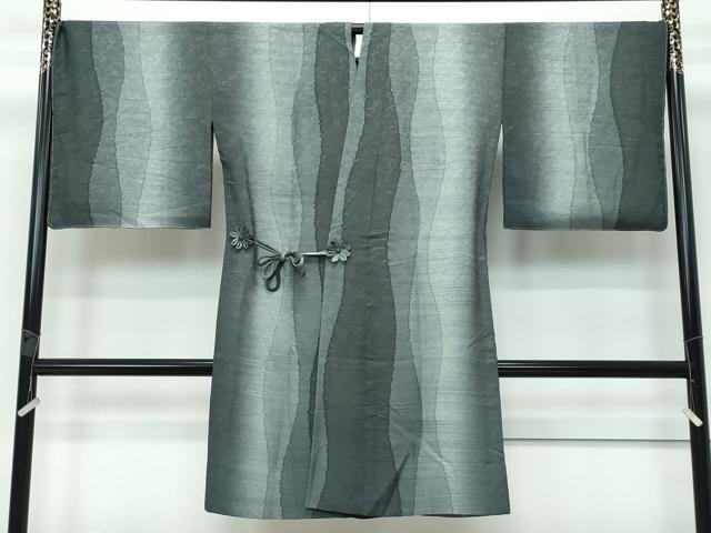 平和屋着物■極上　スリーシーズン　春夏秋　塵除け　道中着　ロング丈　唐草紋紗　逸品　未使用　CZAA3291s5