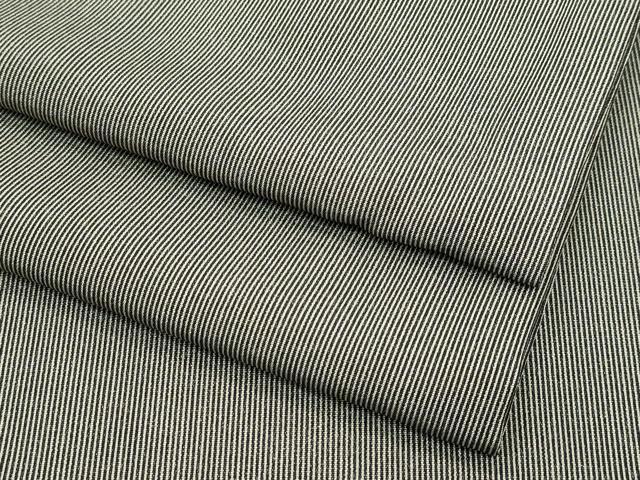 平和屋着物■極上　江戸小紋　万筋　涅色×利休白茶色　逸品　CZAA3350s5