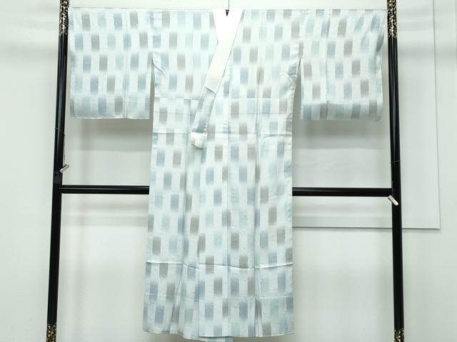 平和屋着物■上質な長襦袢　無双仕立て　市松文様　草花地紋　逸品　未使用　CZAA3424s5