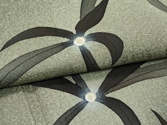 平和屋本店□極上 京都の名門ブランド 銀花仙 訪問着 草花文