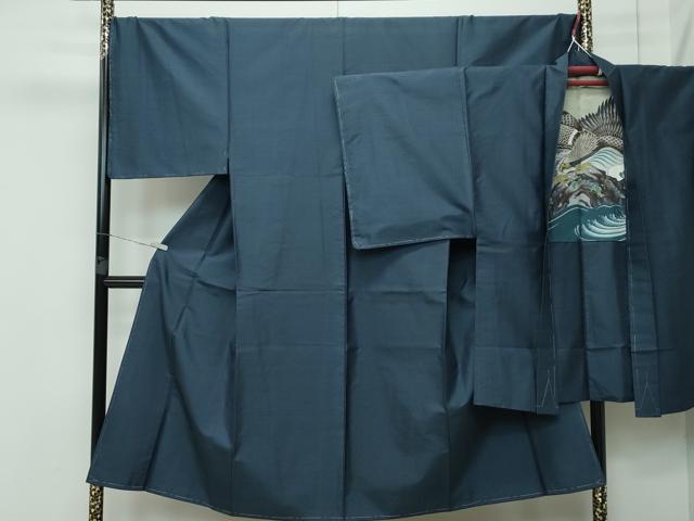 平和屋着物■極上　男性　本場大島紬　アンサンブル　80亀甲　総詰め　逸品　未使用　CZAA3521s5