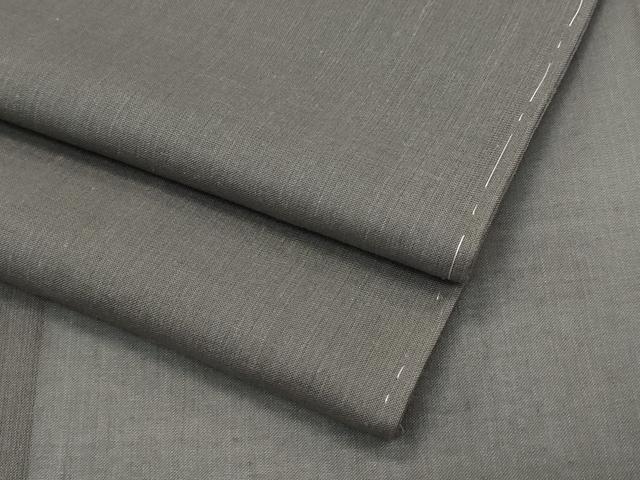 平和屋着物■極上　夏物　紗紬　色無地　海松茶色地　逸品　未使用　CZAA3633s5