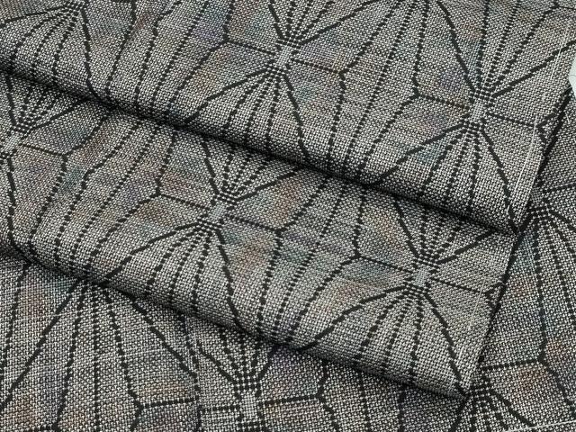 平和屋着物■極上　本場大島紬　9マルキ　麻の葉文様　逸品　未使用　CZAA3781s5