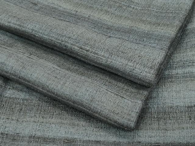 平和屋着物■極上　インド・アッサム　野蚕糸　手織　ムガシルク　霞文　逸品　CZAA3813s5