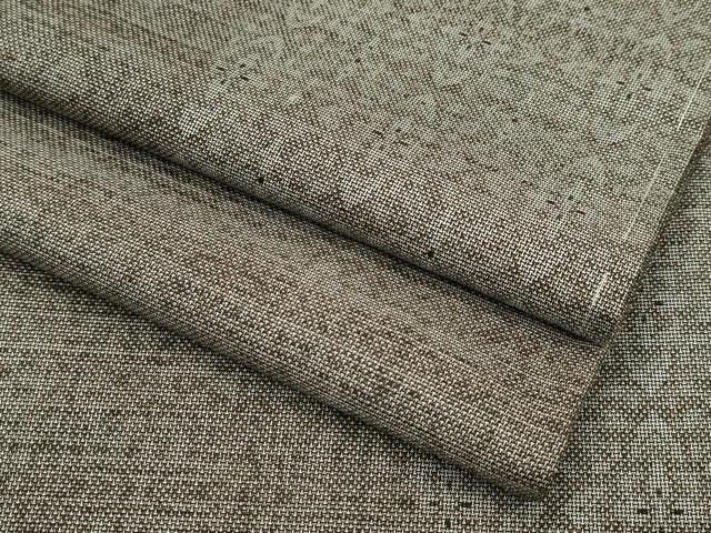 平和屋着物■極上　本場大島紬　9マルキ　花菱間道　逸品　未使用　CZAA3827s5