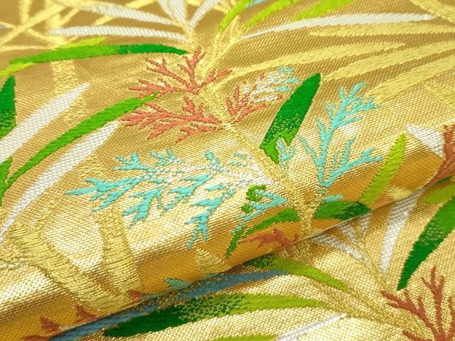 平和屋本店□極上 龍村美術織物 たつむら 六通柄 本袋帯 唐織