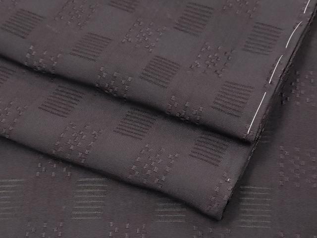 平和屋本店■希少　沖縄県最高級織物　夏物　首里花倉織　首里織　花織・絽織・紗織　色無地　紅消鼠色　逸品　未使用　CZAA4044s5