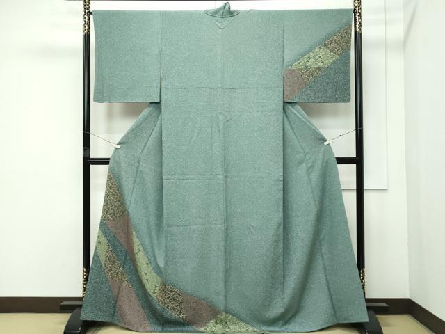 平和屋着物■極上　訪問着　切嵌吉祥文　たたき染め　逸品　CZAA4049s5