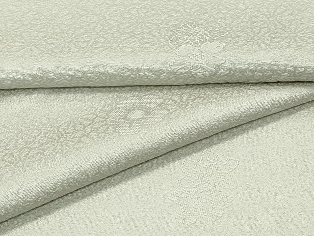 平和屋着物■極上　色無地　砂色　単衣　草花地紋　逸品　未使用　CZAA4080s5