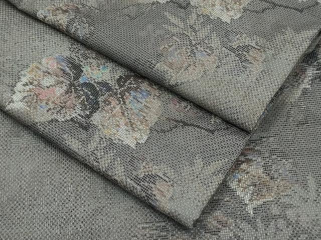 平和屋着物■極上　都喜ヱ門　本場大島紬　9マルキ　総絣　蔦の葉文　藤絹織物謹製　逸品　CZAA4097s5