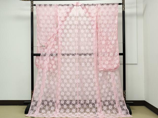 平和屋本店■極上　総レース　お引き摺り　引き振袖　和装　結婚式　舞妓　芸妓　芸者　衣装　花尽くし　逸品　CZAA4115s5