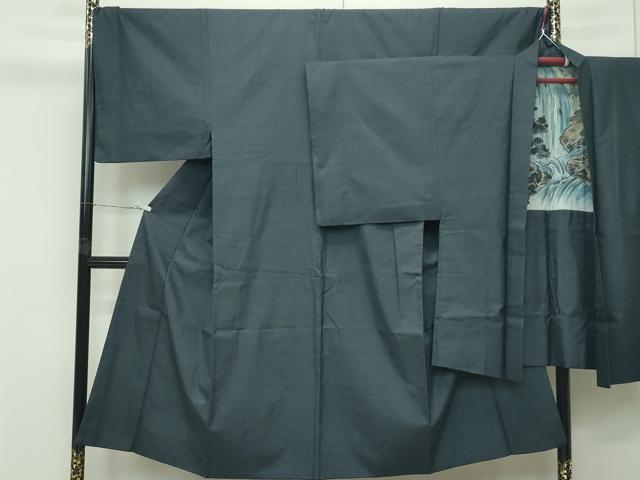 平和屋着物■極上　男性　本場大島紬　アンサンブル　100亀甲　総詰め　逸品　CZAA4204s5