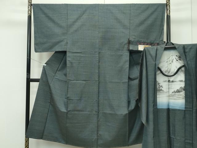 平和屋着物■極上　男性　本場大島紬　アンサンブル　80亀甲　総詰め　安藤シゲ作　三越扱い　証紙付き　逸品　未使用　CZAA4209s5