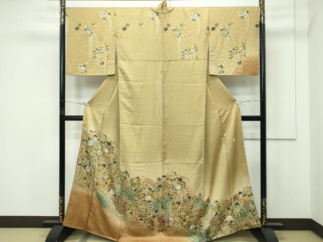 平和屋着物■極上　訪問着　作家物　辻が花　暈し染め　金彩　逸品　CZAA4211s5
