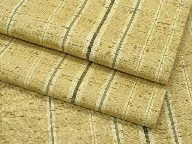 平和屋着物■極上　ぜんまい紬　間道　桑染色地　逸品　未使用　CZAA4213s5