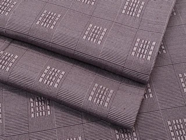 平和屋着物■極上　花織　紬　単衣　鳩羽鼠色　逸品　CZAA4246s5